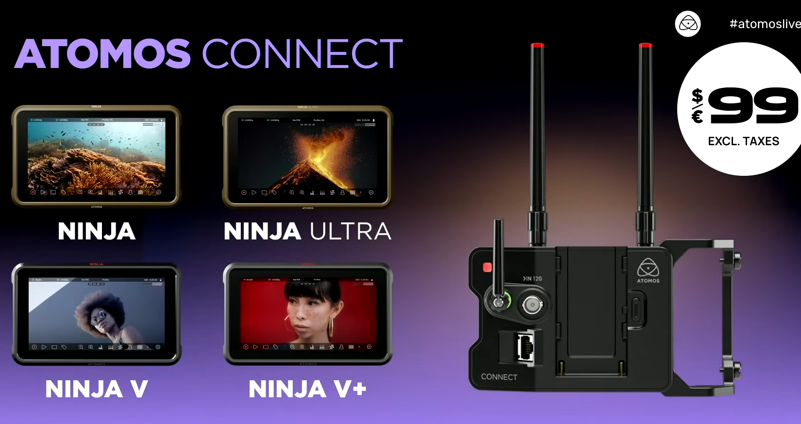 Slashcam News : News from Atomos - OS11 upgrade for Ninja (V), feature packs and hints