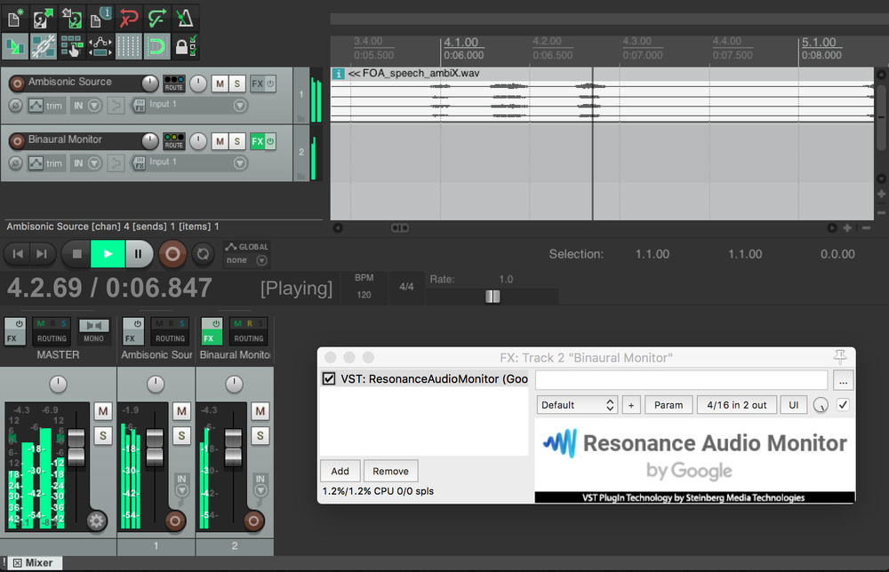 Google Resonance Audio: 3D Sound SDK für VR und AR