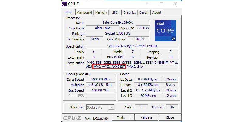 Slashcam News : Intel disables AVX-512 on Alder Lake CPUs