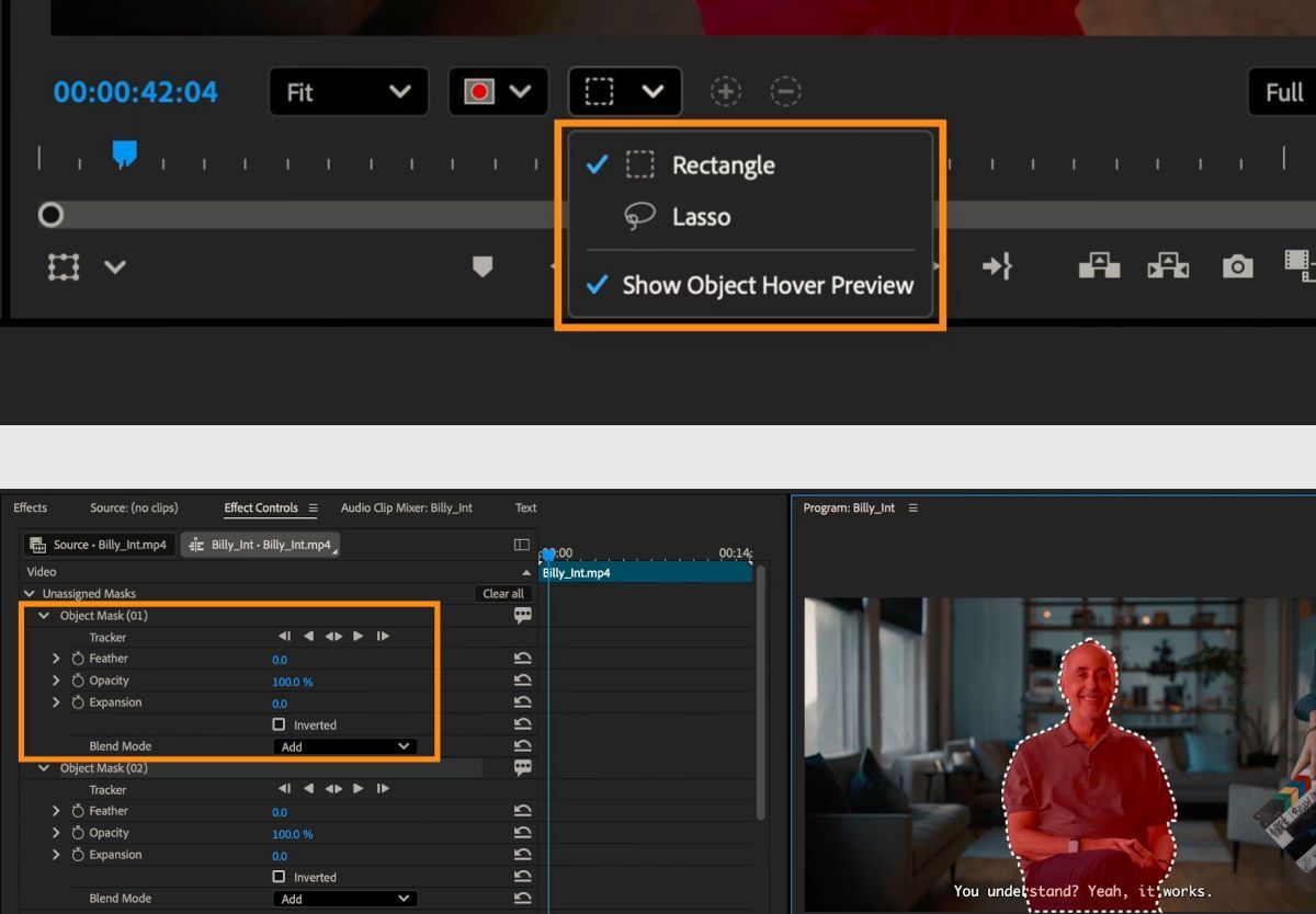 Slashcam News : Premiere Pro Beta gives preview of object-based masking tools