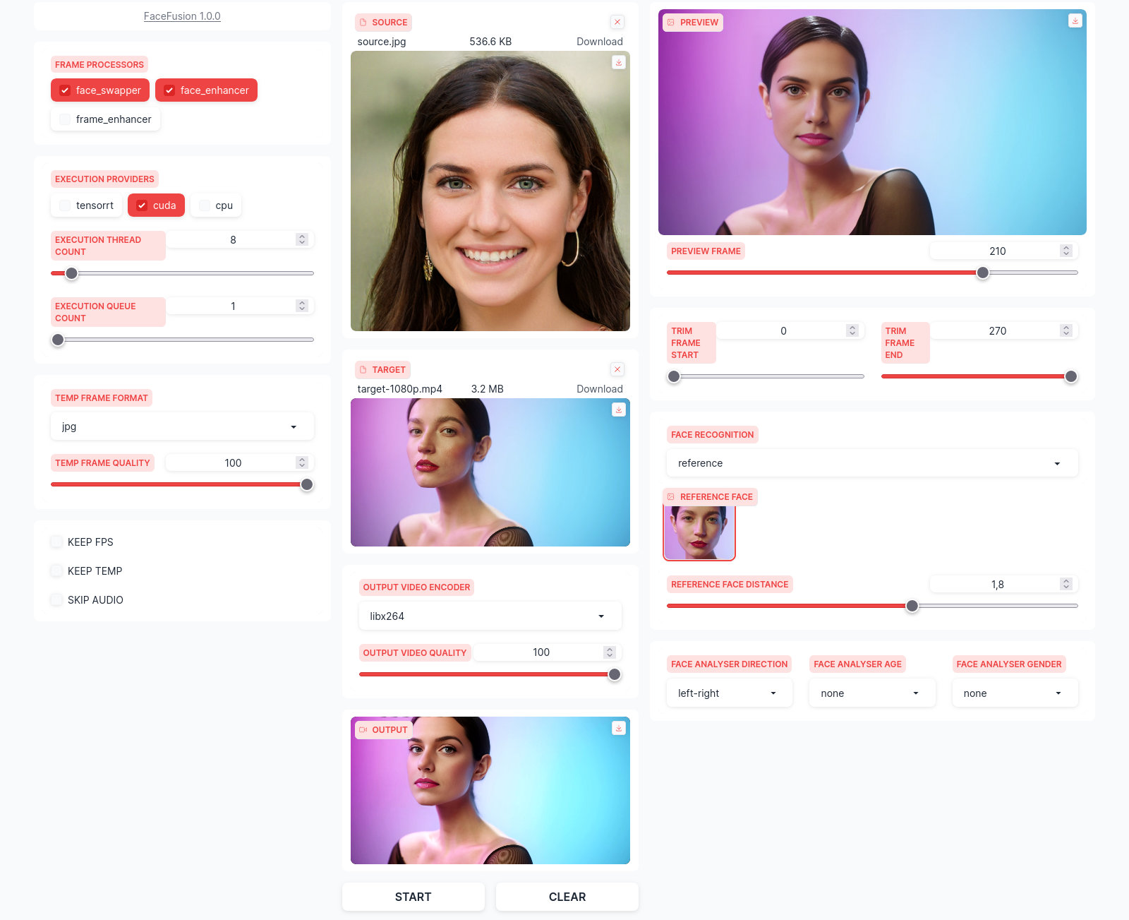Slashcam News : FaceFusion - Create Face Swapping and DeepFakes easily