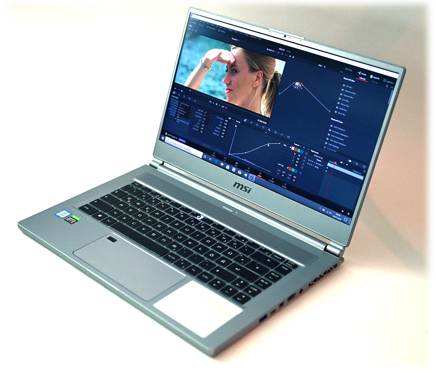 Test MSI P65 Creator 9SF 657 die ultramobile 4K Workstation