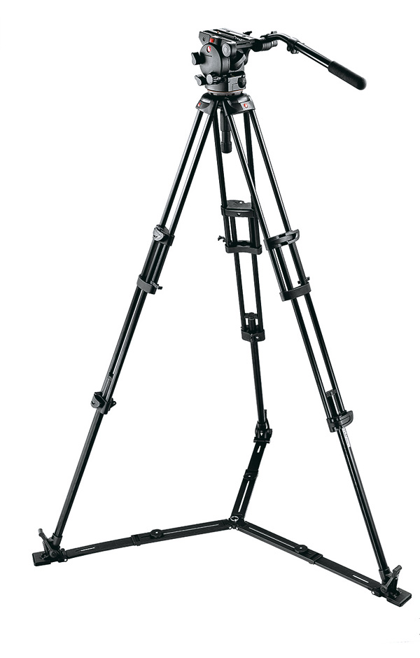 Test : Manfrotto Stativ Set 526,545GBK: Handling mit Camcorder / Fazit